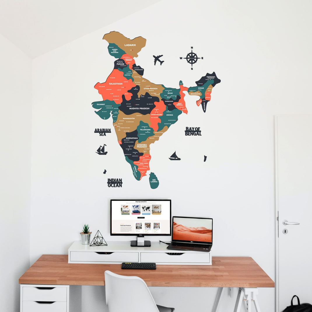 The Map Store - India's Exclusive Wooden World Map Manufacturer