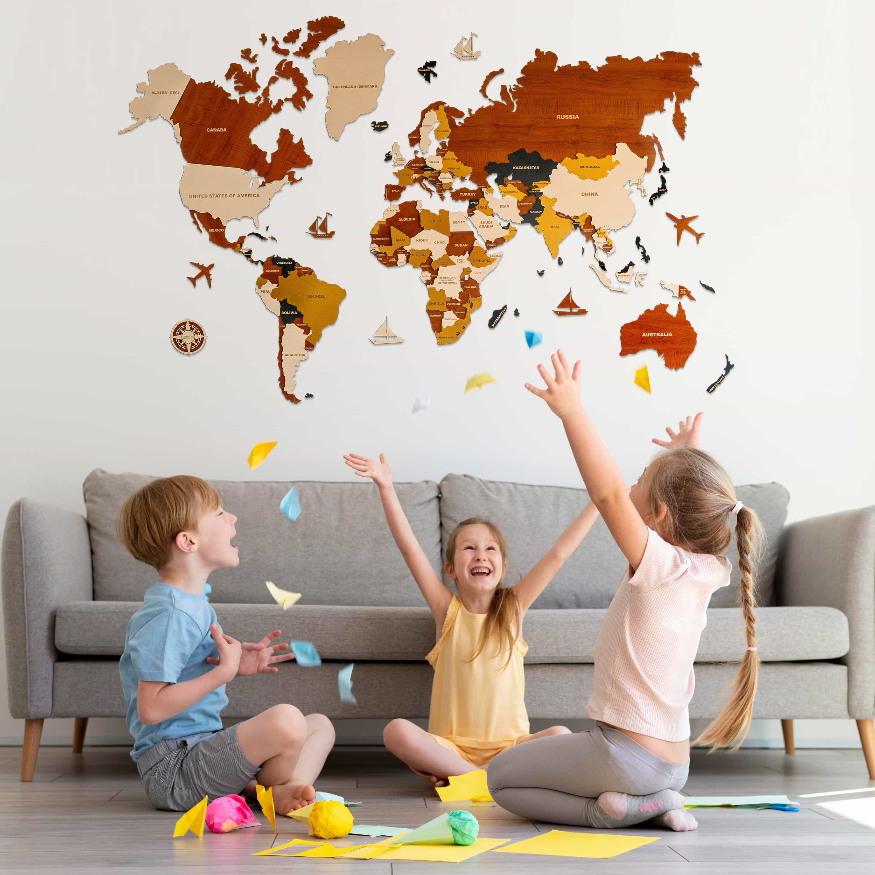 The Map Store - India's Exclusive Wooden World Map Manufacturer